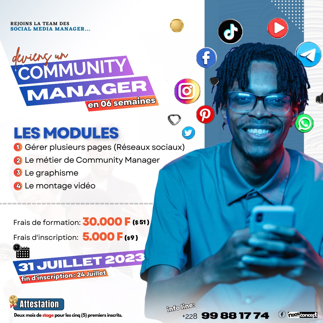 Community Management : 6 semaines de formation pour développer des ...